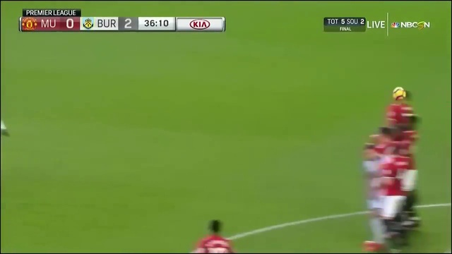 Манчестер Юнайтед - Бернли 2:2 видео