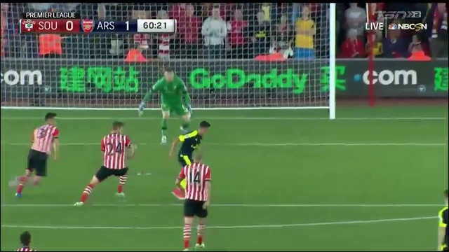 Саутгемптон - Арсенал 0:2 видео