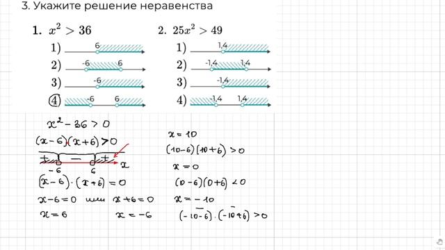 Задание 13 ОГЭ по математике НЕРАВЕНСТВА