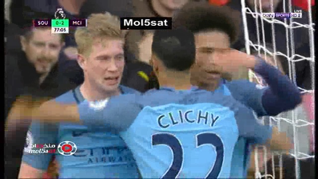 Саутгемптон - Манчестер Сити 0:3 видео