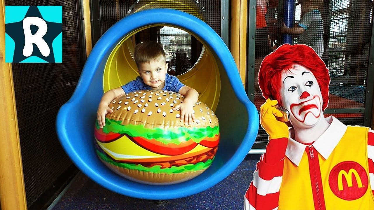 Bad Baby Вредные Детки В МАКДОНАЛЬДС McDonalds Drive Thru Prank Kids  Driving Car Pretend Play Food - видео на Вокруг.ТВ.