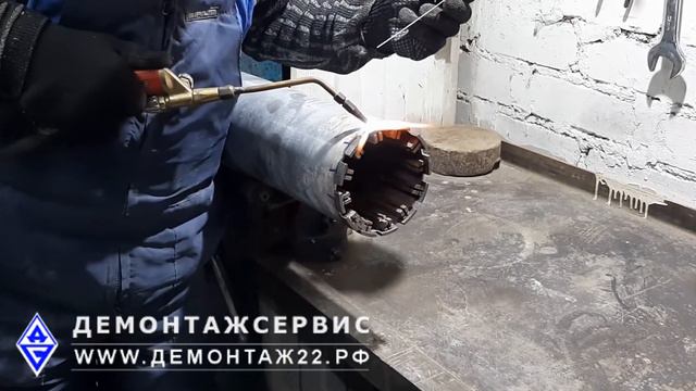 Восстановление алмазных коронок