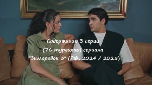 Турецкий сериал ″Зимородок 3″ (РФ, 2024 / 2025)