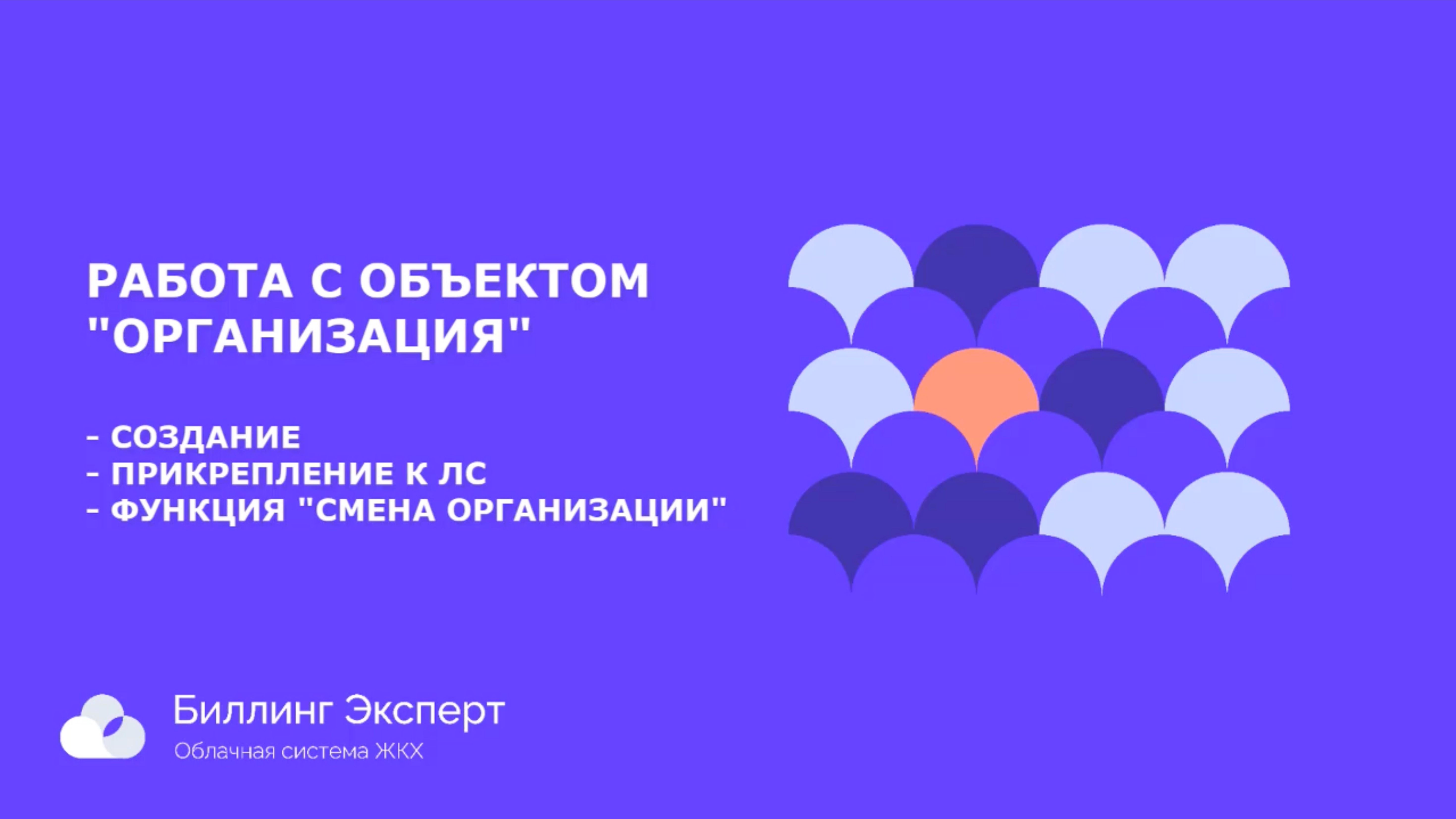 Работа с ЮЛ в Биллинг Эксперт