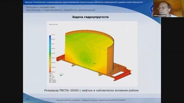 НТС-2: Опыт 2020. Сейсмостойкость. МСВ. Динамический мониторинг.Zoomинар. Май 2020.