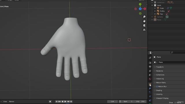 [blender] Low Poly Hand Modelling In Blender vol 1