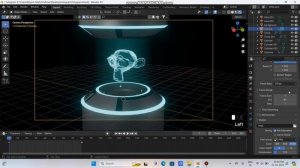 [blender] Hologram effect in blender 3d