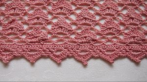 Кайма и обвязка крючком / Border  crochet