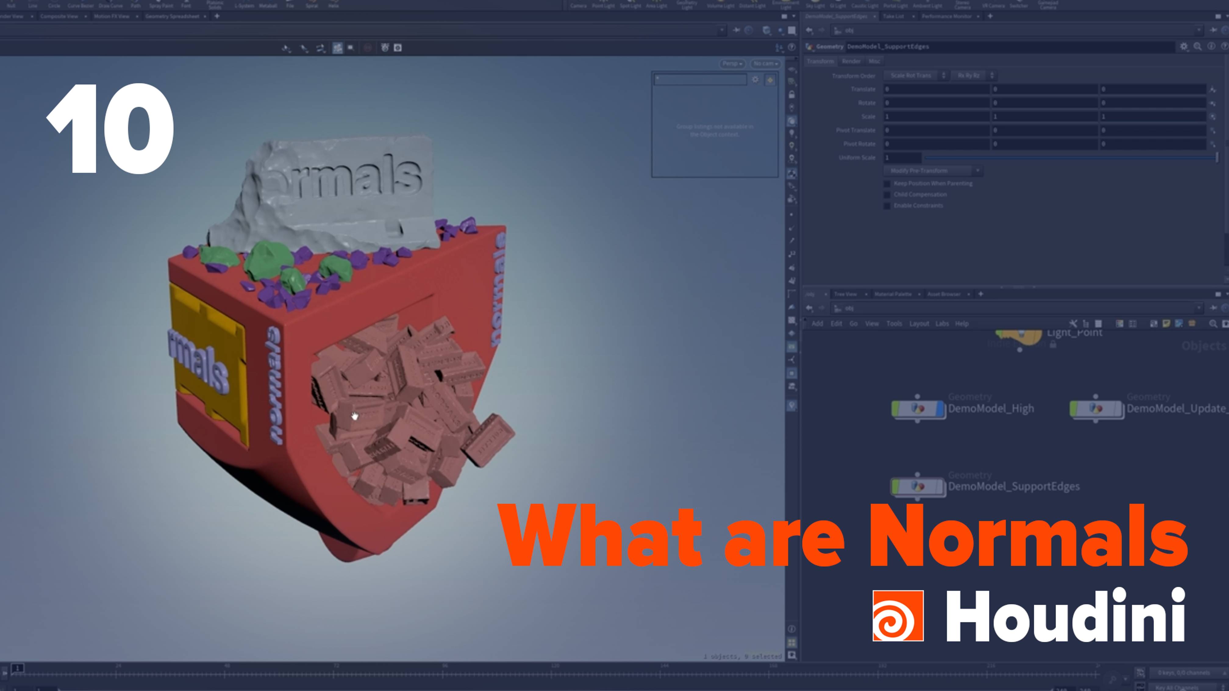 What are Normals  - Houdini