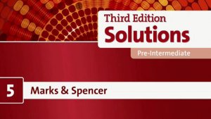 Solutions 3rd edition Pre-Intermediate DVD