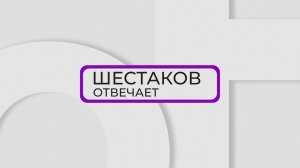 Шестаков отвечает