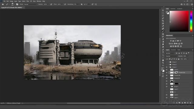 Design Futuristic Architecture Using Blender