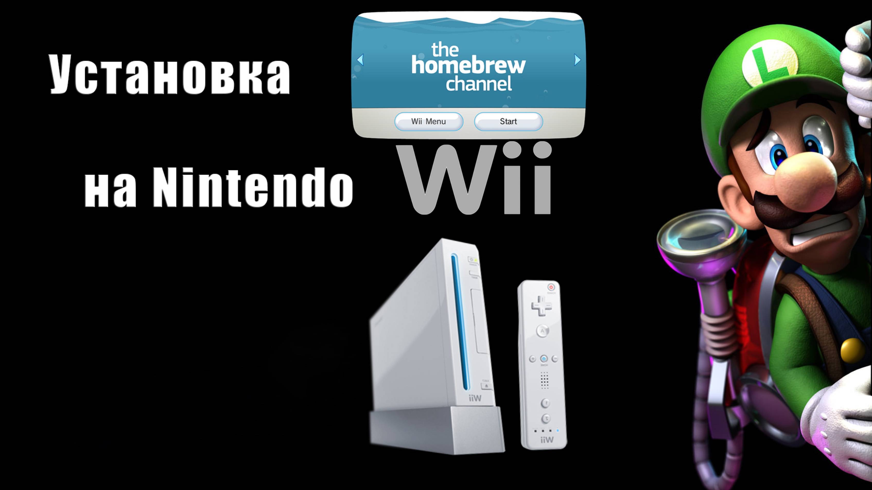 Софт моддинг Nintendo Wii