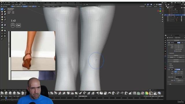 Legs and feet anatomy exercises course