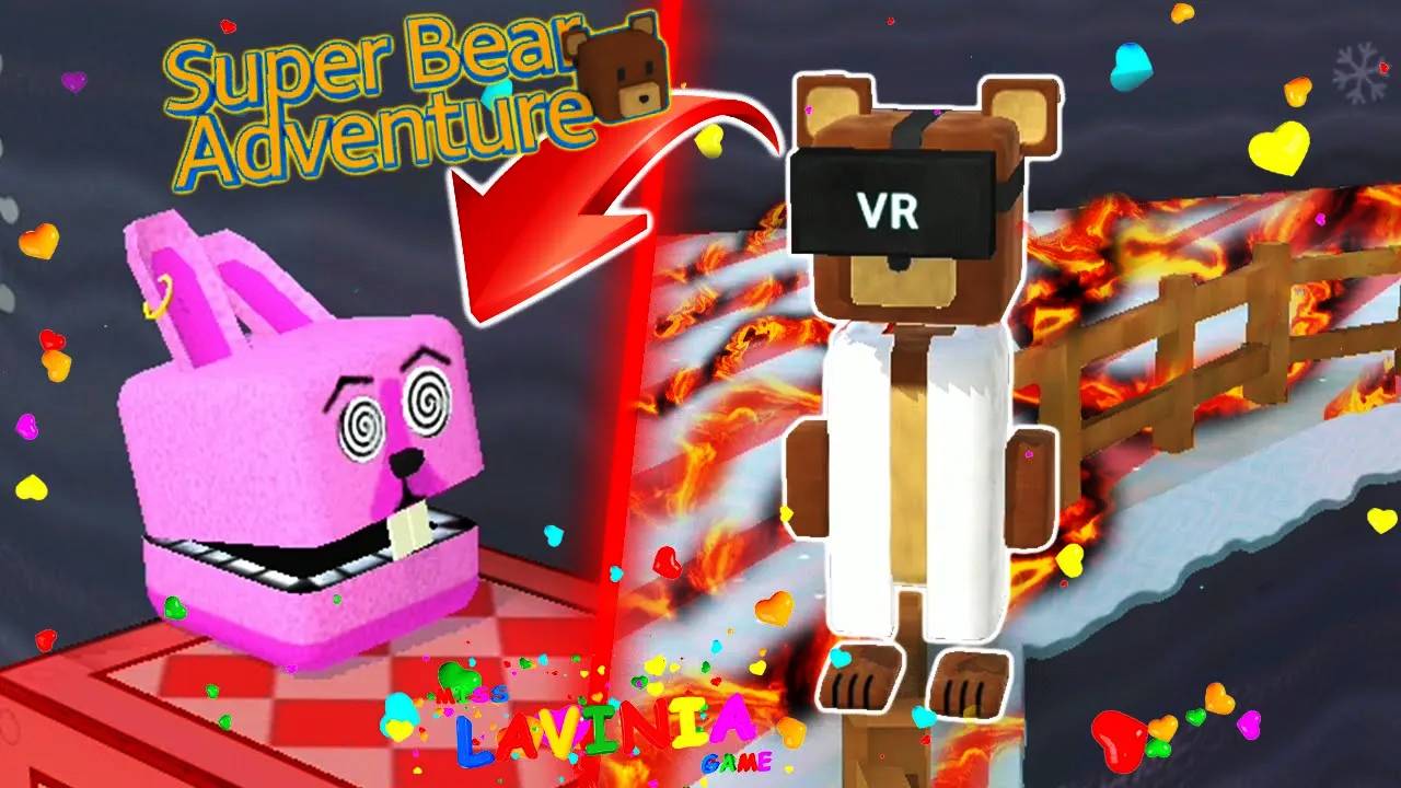 Прохождение игры Super Bear Adventure! Обновления Супер Беар Адвенчер, новые супер сложные миссии паркуры челленджи в Super Bear!