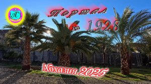 #Абхазия2025 🌴 Январь, погода и новости.