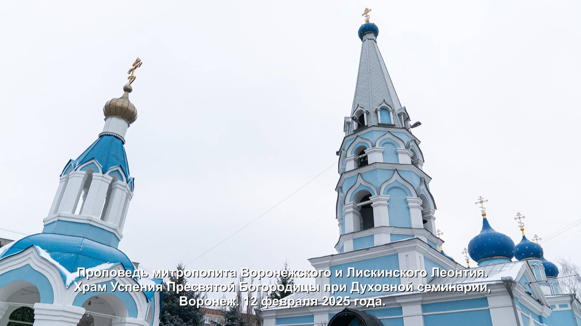 Проповеди митрополита Воронежского и Лискинского Сергия