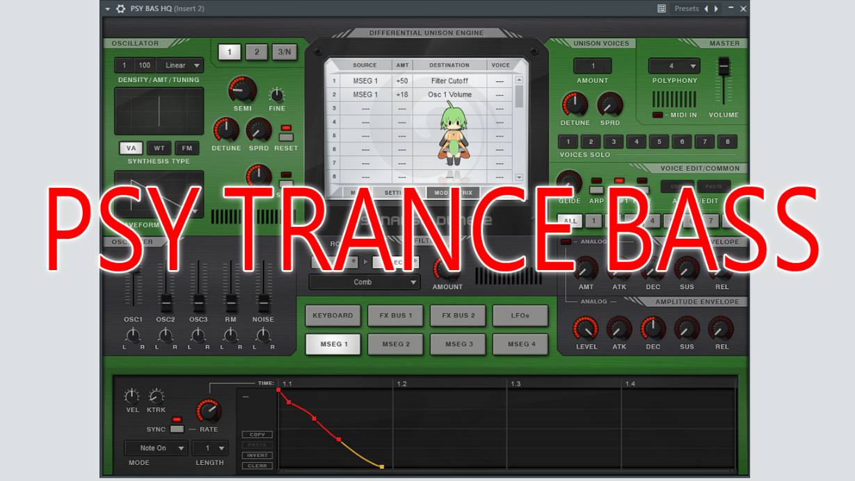 Psy Trance Bass