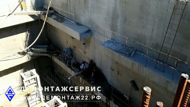 Алмазная резка канатом