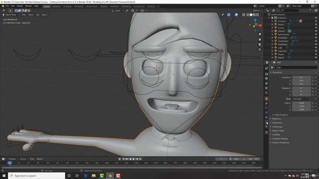 Создание и анимация персонажей в Blender 3D