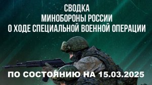 СВОДКА МО РФ О ХОДЕ ПРОВЕДЕНИЯ СВО