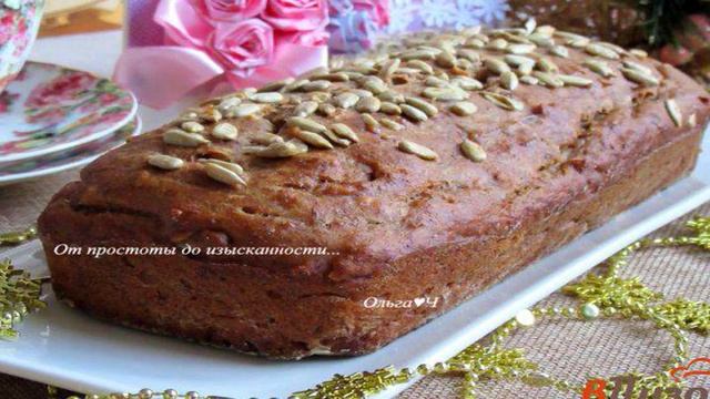 Цельнозерновой банановый хлеб