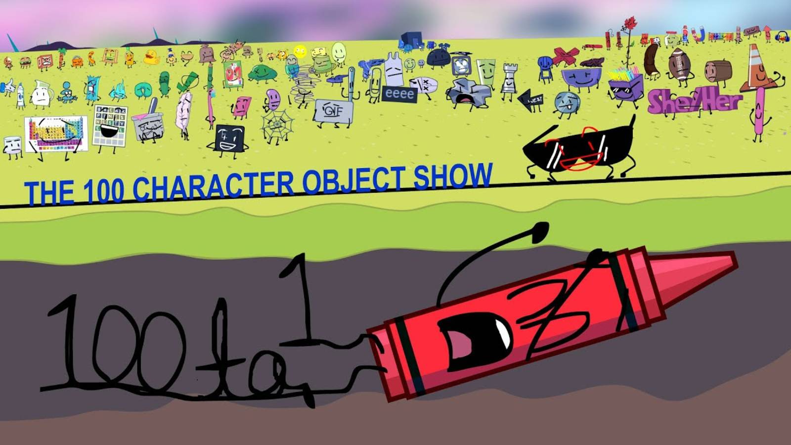 100 Character Object Show