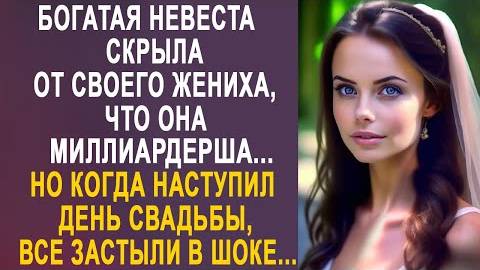Богатая невеста скрыла от своего жениха, что она миллиардерша... Но когда наступил день свадьбы...