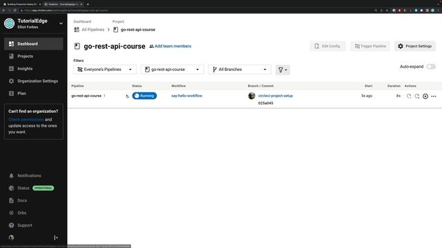28 - CircleCI Project Setup