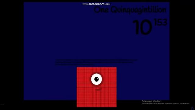 Numberblocks Negative infinity to beyond absolute infinity