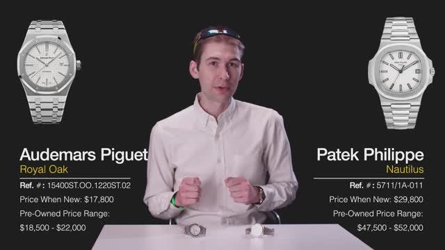 PATEK PHILIPPE vs AUDEMARS PIGUET:NAUTILUS vs ROYAL OAK ref.5711 vs. ref.15400