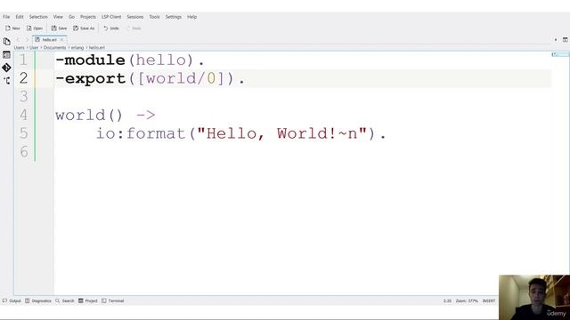 5. Compiling in Erlang