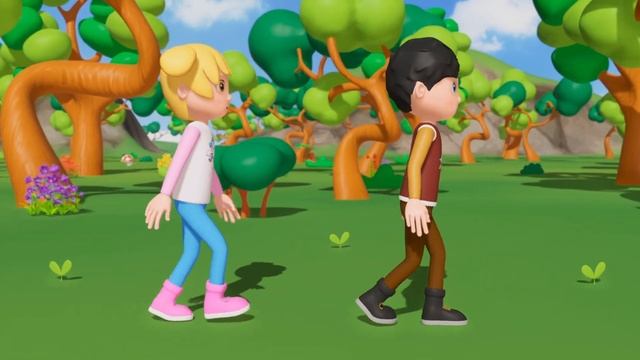 J’ai vu deux ours faire des tartines Chansons pour Enfants | HeyKids en Français
