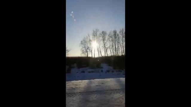 ✨Эффект гало 🌈 Зимняя радуга 🌈Красота из окошка электрички✨