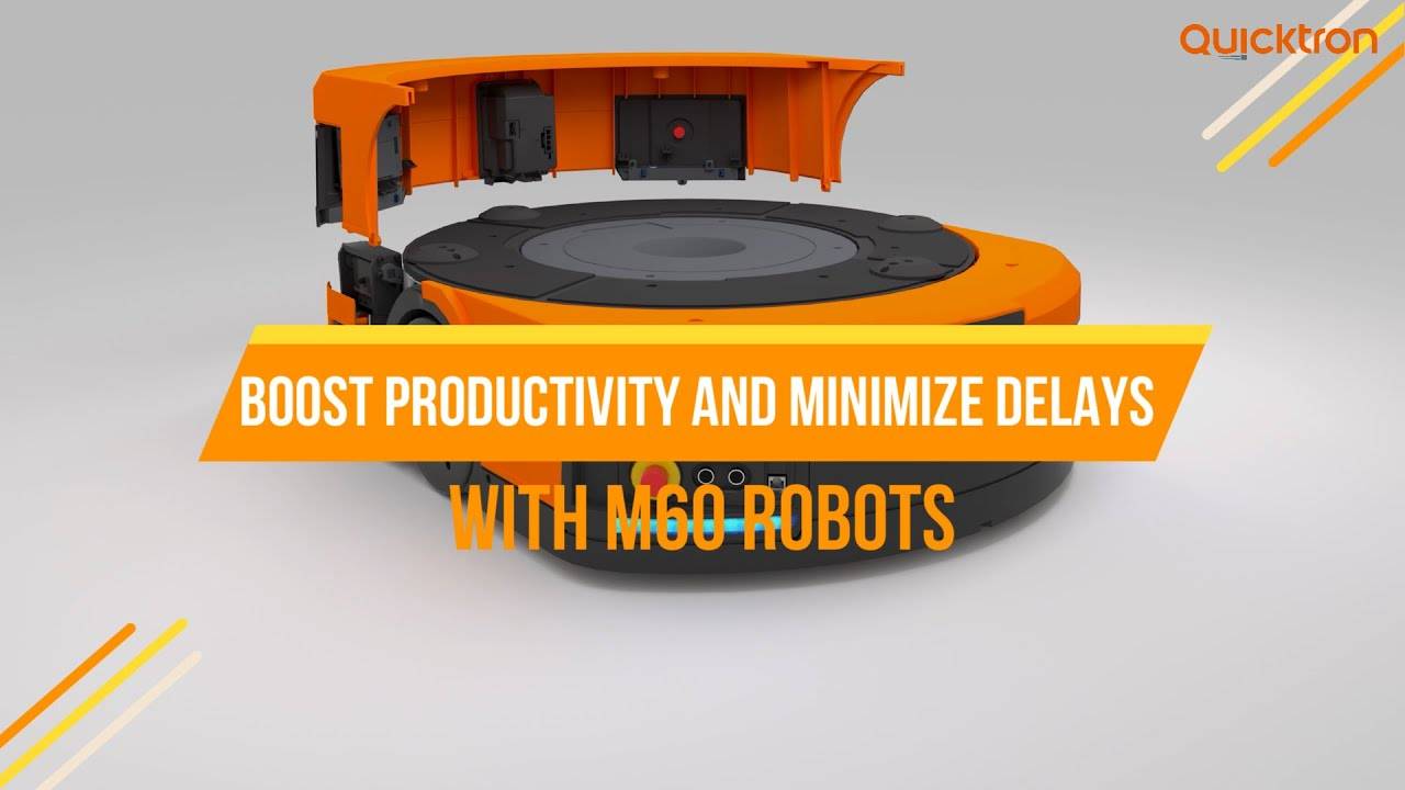 Quicktron Robotic - повышение производительности и минимизация задержек с помощью роботов M60
