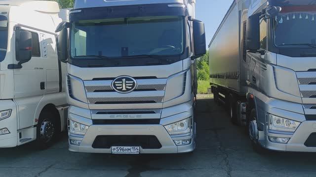 Обзор б/у тягача FAW J7 4×2 CA4180P77K25E5, 2024 г.в., 47292 км, Новосибирск