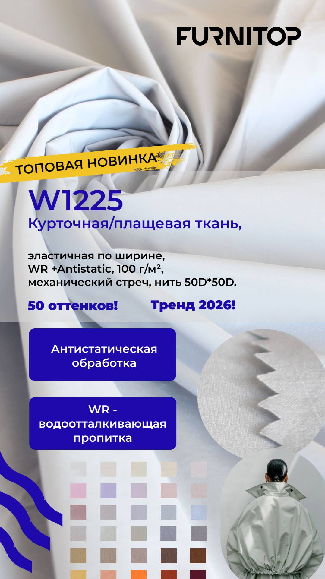 Ткани курточные