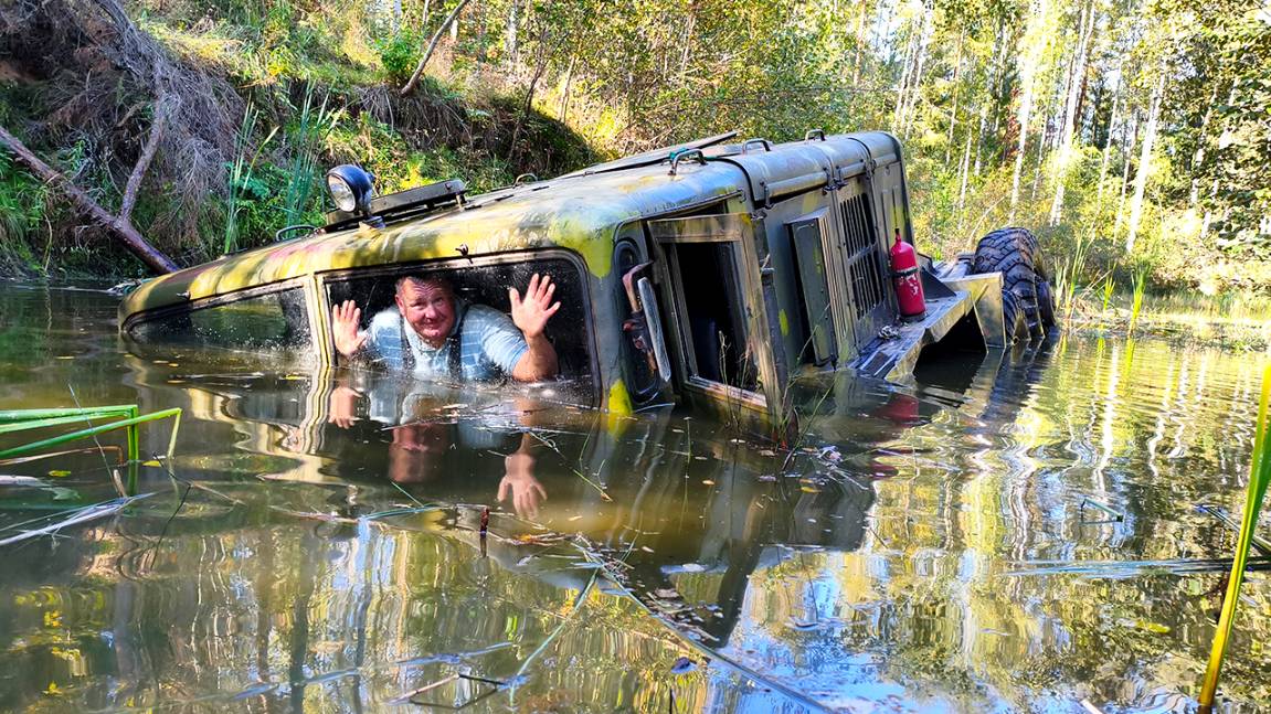 Эвакуация МАЗ 537 со дна карьера