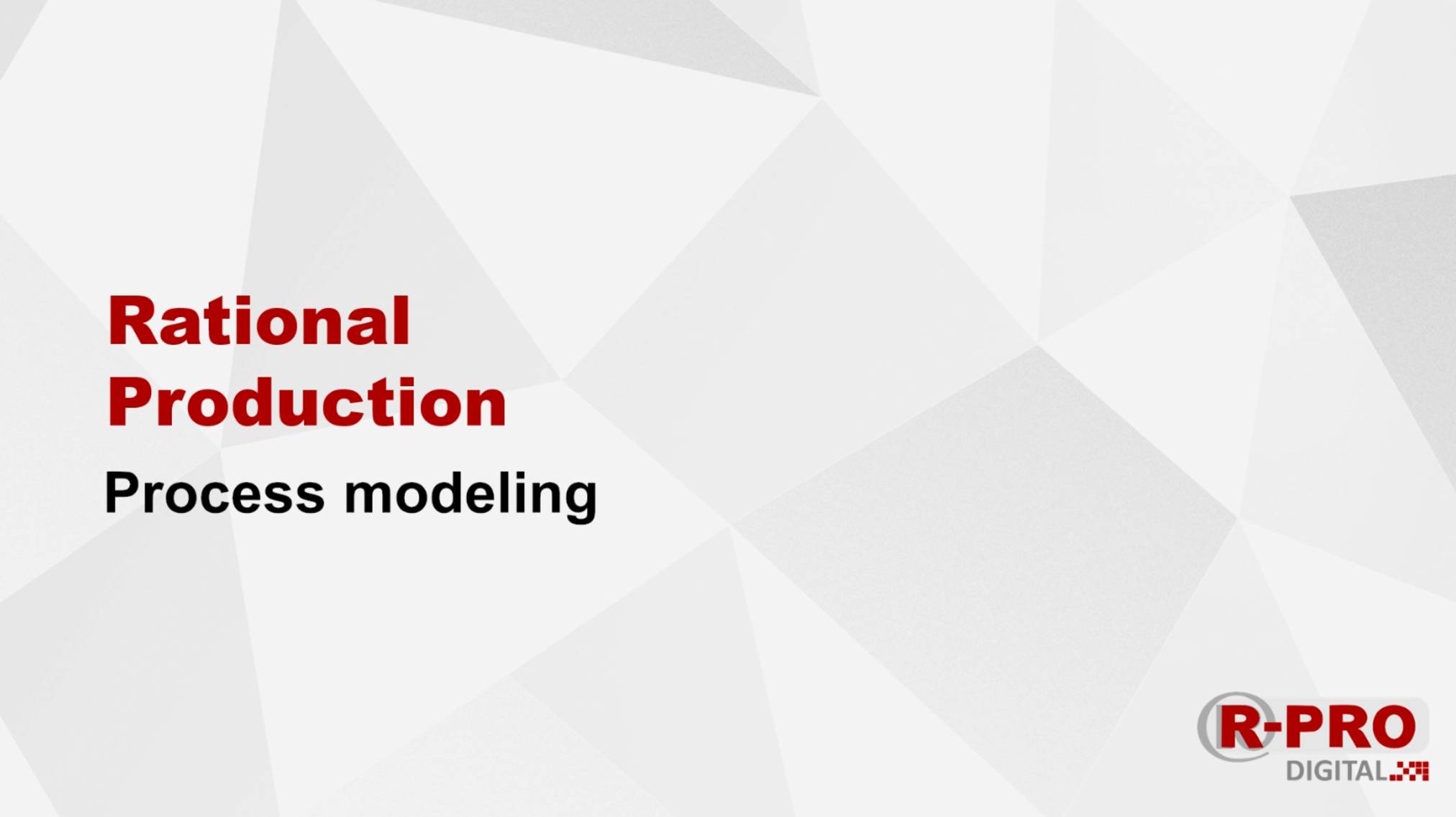 Rational Production SW functionality