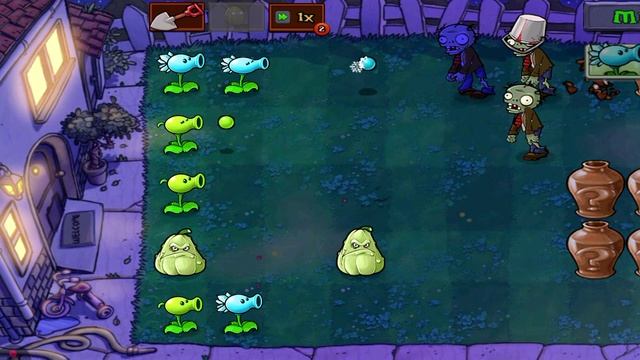 Прожожу пазл ″Разрушитель ваз″ в PVZ 1 level 1