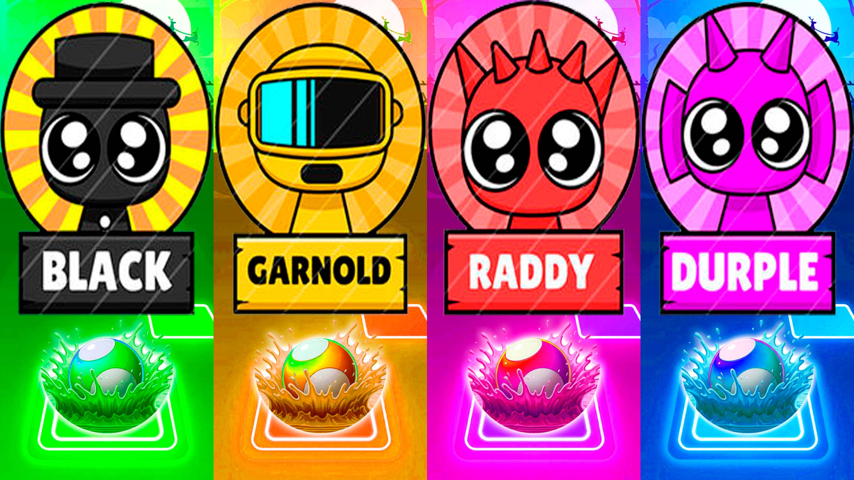 TILES HOP ВСЕ ПЕРСОНАЖИ