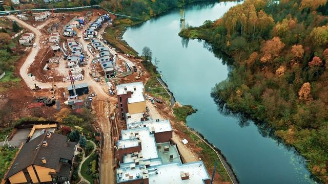 Видео облётов Кварталов Отрада с коптера