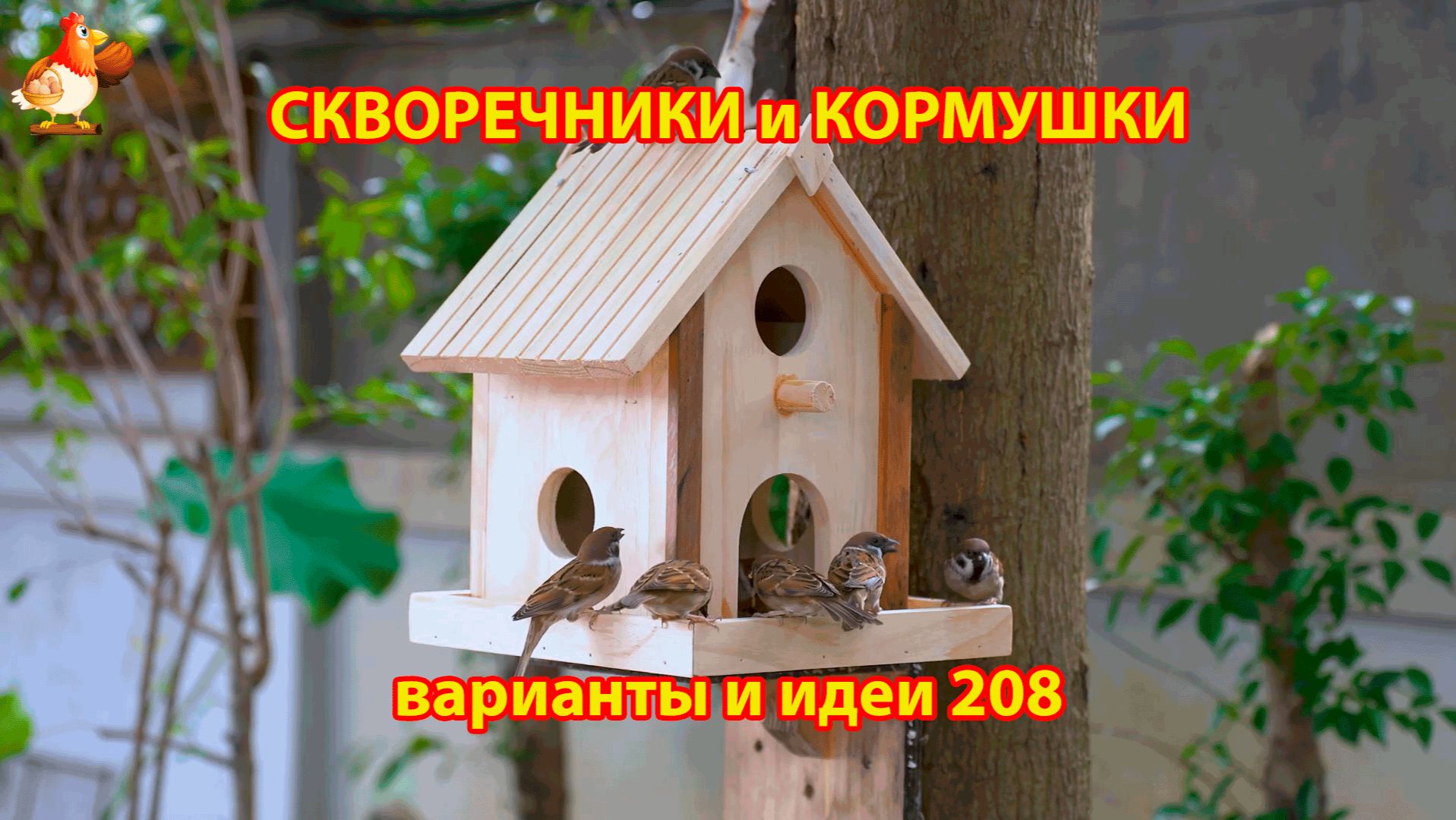 Скворечники и кормушки для птиц