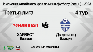 Чемпионат Алтайского края по мини-футболу (осень) - 2023. Третья лига