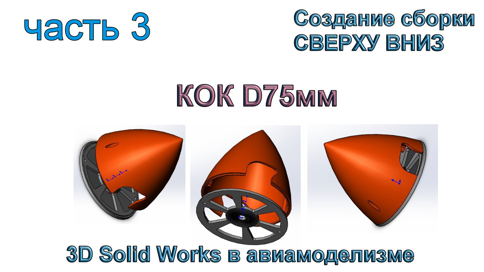 Кок D=75мм (Solid Works)