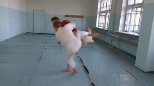 Отхват под разноименную ногу.Ouchi Gari .Дзюдо. Judo