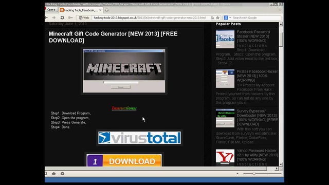 Minecraft Gift Code Generator [NEW 2013] [FREE DOWNLOAD ... - 640 x 360 jpeg 65kB