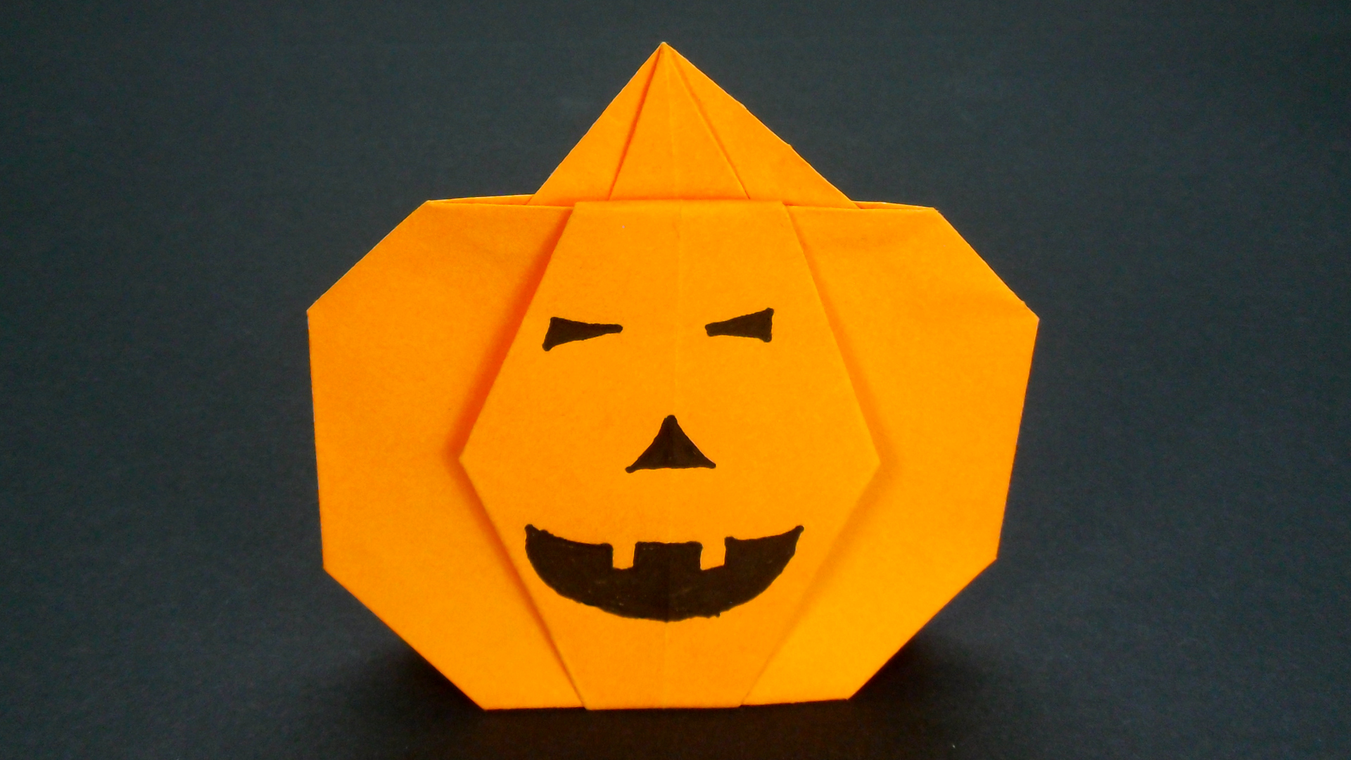 Как сделать оригами тыкву на Хэллоуин из бумаги | Hello Origami | Оригами и DIY | Дзен