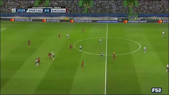 Спортинг Лиссабон - Барселона 0:1 видео