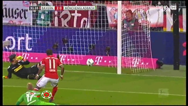 Бавария - Боруссия Менхенгладбах 2:0 видео